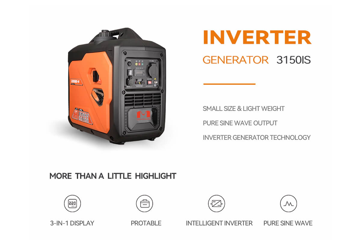 factory 2.5kw electric start inverter dual fuel generator | MATCHUP
