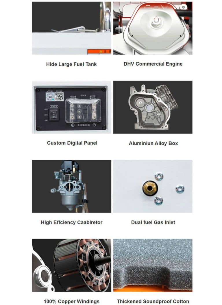 factory 5kw portable silent digital inverter generator | MATCHUP