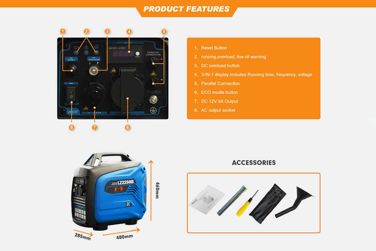 mini dual fuel 2kw inverter lpg generator manufacturers | MATCHUP